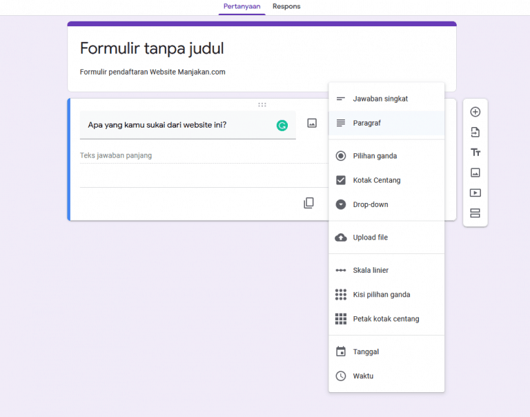 10 Cara paling mudah membuat Google Form (Lengkap dengan gambar)